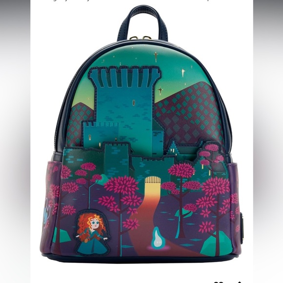 Loungefly | Bags | Nwt Loungefly Brave Princess Castle Backpack | Poshmark